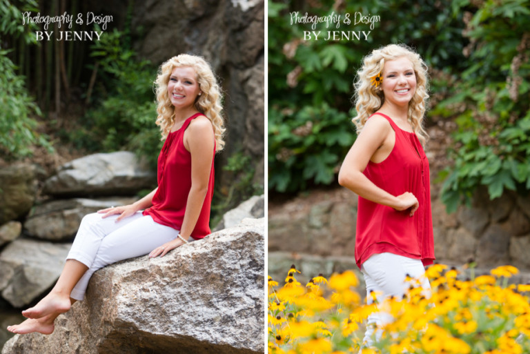 Greer, SC Senior Photography | Downtown Greenville Rock Quarry Garden ...